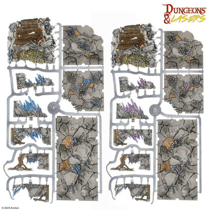 Archon Studio - Deep Mines PrismaCast™ Pre-Painted Terrain